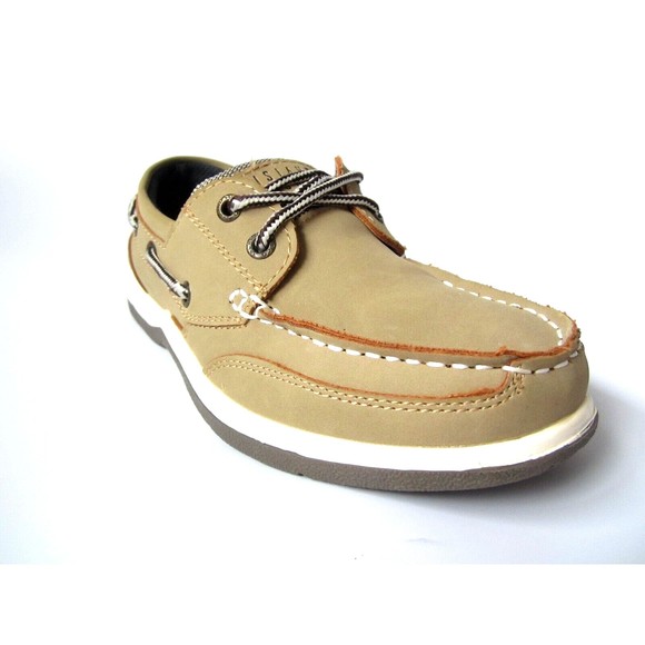 Island Surf | Shoes | Island Surf Classic Leather Tan Boat Sailing Shoe ...